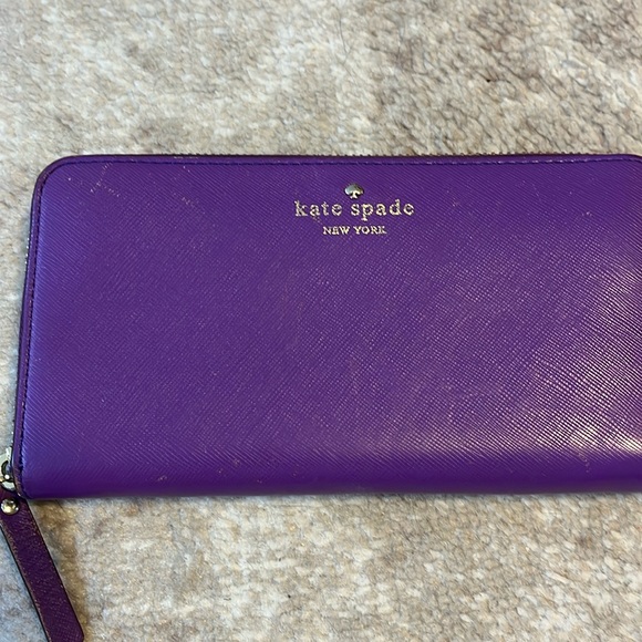 kate spade | Bags | Kate Spade New York Zip Around Continental Wallet ...